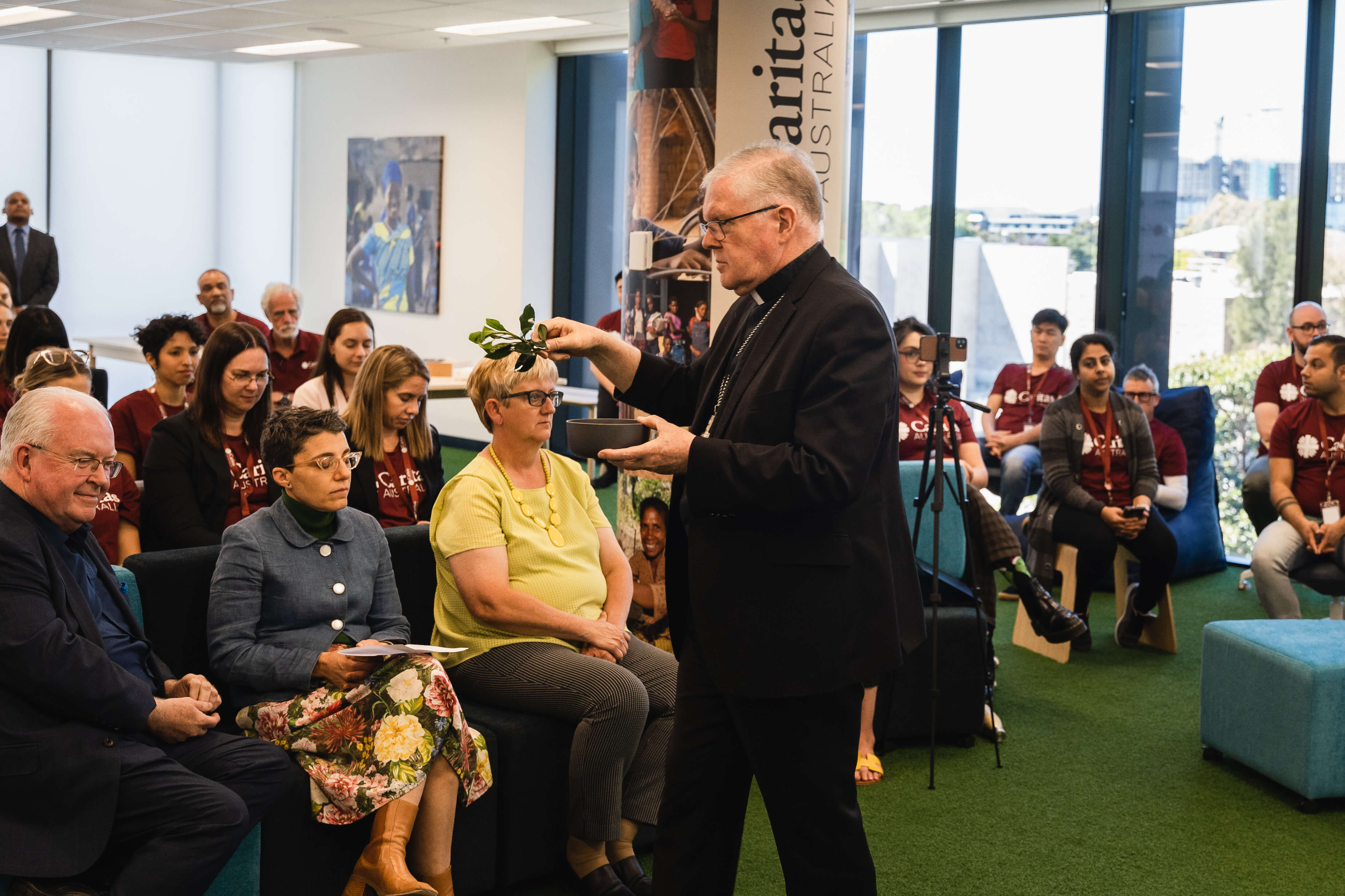 Caritas Australia | Blessing of Mascot office